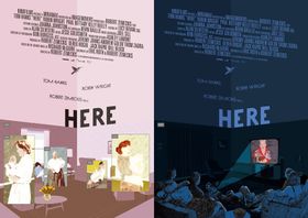 大島依提亜が手掛けた『HERE 時を越えて』オルタナティブポスター2種